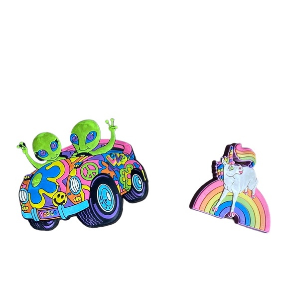 Jibbitz | Accessories | Lisa Frank Crocs Jibbitz Unicorn Rainbow And ...